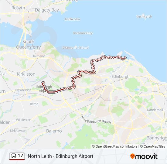 17 Route: Schedules, Stops & Maps - Edinburgh Airport (Updated)