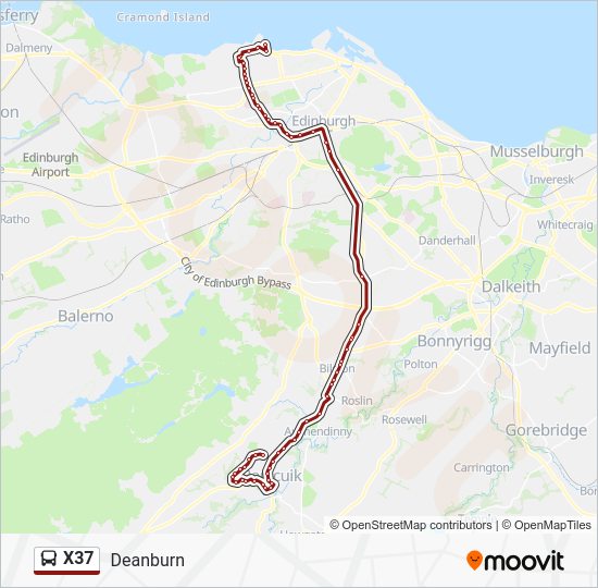 x37 Route: Schedules, Stops & Maps - Granton Harbour (Updated)