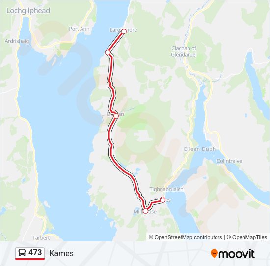 473 Route: Schedules, Stops & Maps - Kames (Updated)