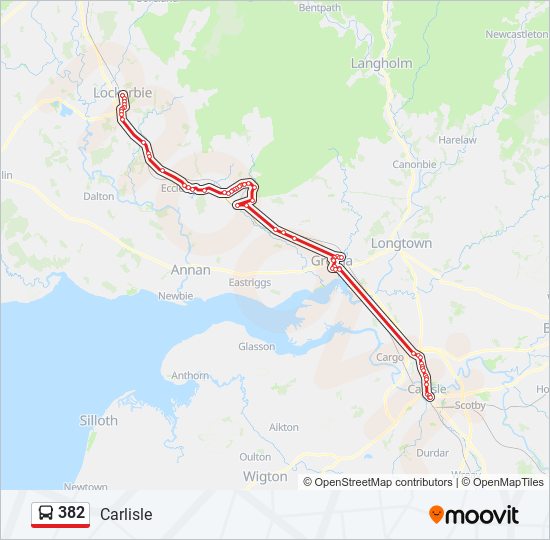 382 Route: Schedules, Stops & Maps - Carlisle (Updated)