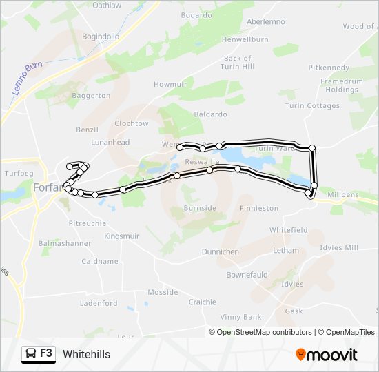 F3 Route: Schedules, Stops & Maps - Whitehills (Updated)