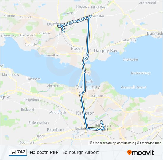 747 Route: Schedules, Stops & Maps - Edinburgh Airport (Updated)