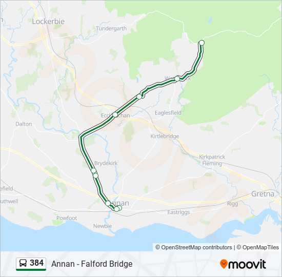384 Route: Schedules, Stops & Maps - Waterbeck (Updated)