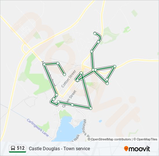 512 Route: Schedules, Stops & Maps - Castle Douglas (Updated)