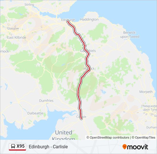 x95 Route: Schedules, Stops & Maps - Edinburgh (Updated)
