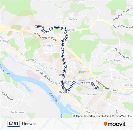 81 Route: Schedules, Stops & Maps - Linnvale (Updated)