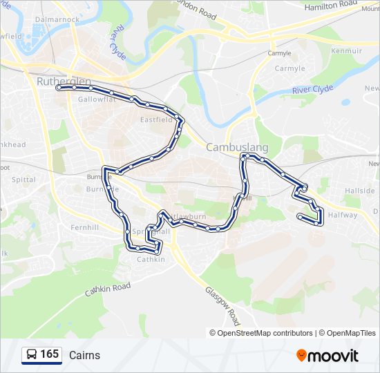 165 Route: Schedules, Stops & Maps - Cairns (Updated)