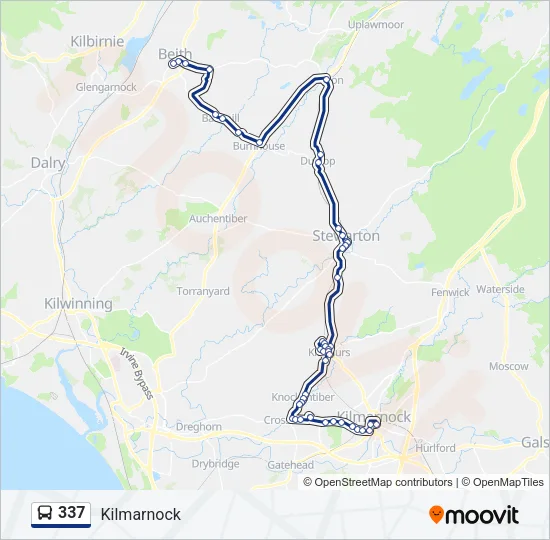 337 Route: Schedules, Stops & Maps - Kilmarnock (Updated)