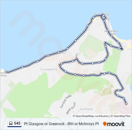 545 Route: Schedules, Stops & Maps - Branchton (Updated)