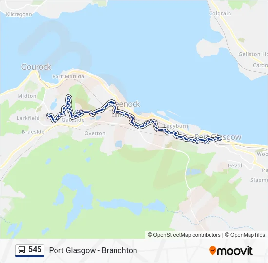 545 Route: Schedules, Stops & Maps - Branchton (Updated)