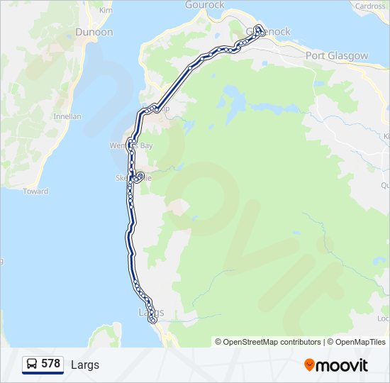 578 Route: Schedules, Stops & Maps - Largs (Updated)