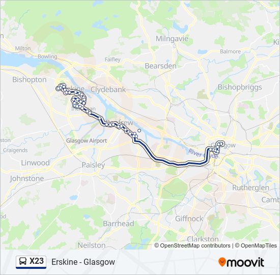 x23 Route: Schedules, Stops & Maps - North Barr (Updated)