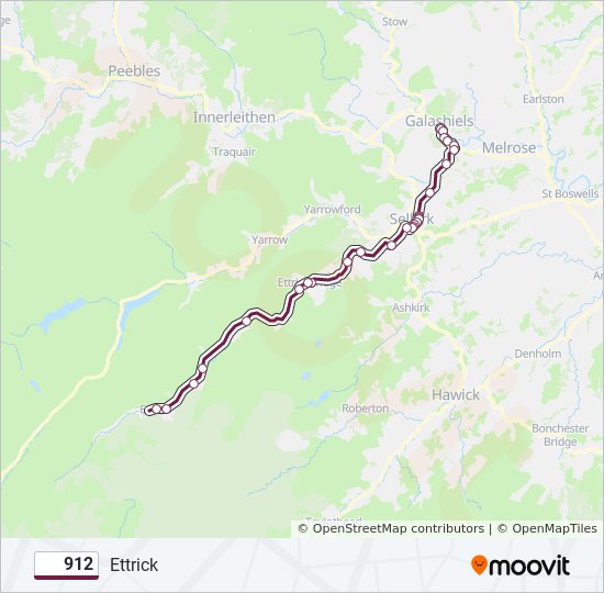 912 Route: Schedules, Stops & Maps - Ettrick (Updated)