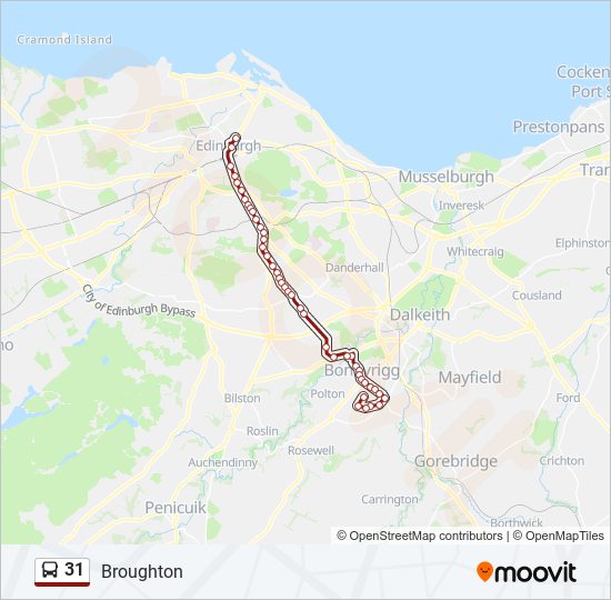 31 Route: Schedules, Stops & Maps - Broughton (Updated)