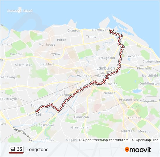 35 Route: Schedules, Stops & Maps - Longstone (Updated)
