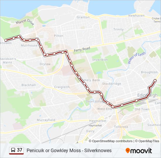 37 Route: Schedules, Stops & Maps - Broughton (Updated)
