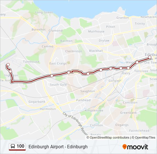 100 Route Schedules Stops Maps Edinburgh Airport Updated 100 Route Schedules Stops Maps Edinburgh Airport Updated