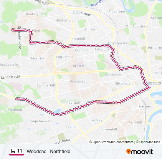 11 Route: Schedules, Stops & Maps - Northfield (Updated)