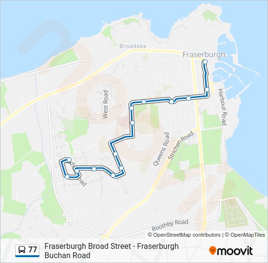 77 Route: Schedules, Stops & Maps - Fraserburgh (Updated)