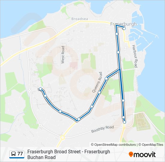 77 Route: Schedules, Stops & Maps - Fraserburgh (Updated)