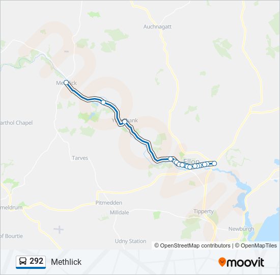 292 Route: Schedules, Stops & Maps - Methlick (Updated)