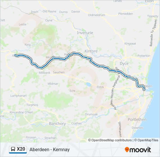 x20 Route: Schedules, Stops & Maps - Alford (Updated)