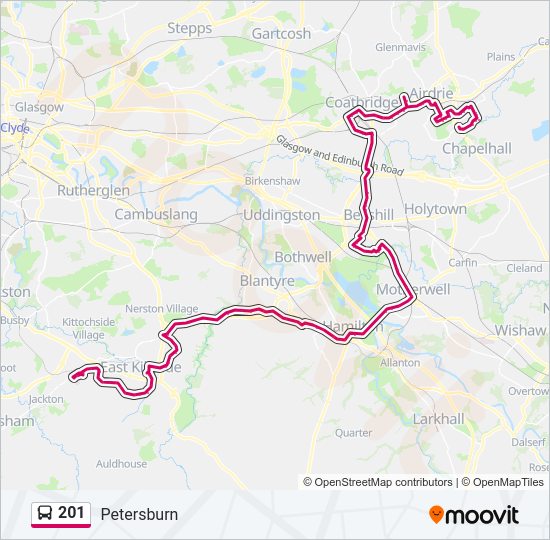 201 Route: Schedules, Stops & Maps - Petersburn (Updated)