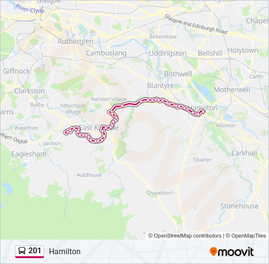 201 Route: Schedules, Stops & Maps - Hamilton (Updated)