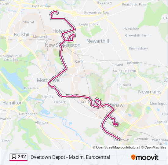 242 Route: Schedules, Stops & Maps - Overtown (Updated)
