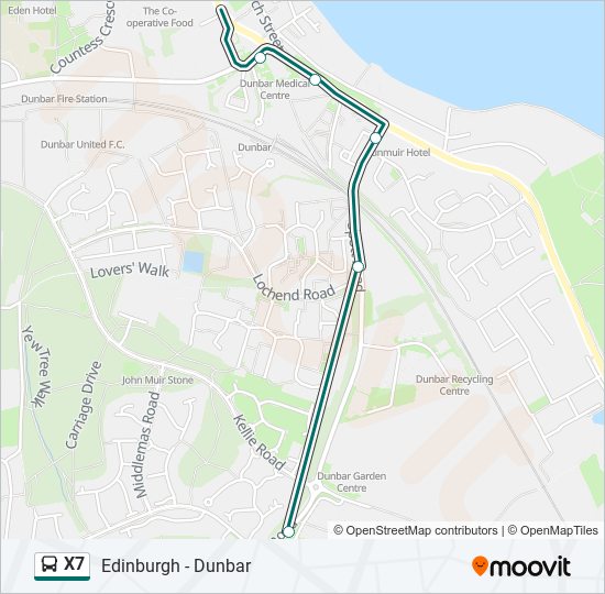 x7 Route: Schedules, Stops & Maps - Dunbar (Updated)