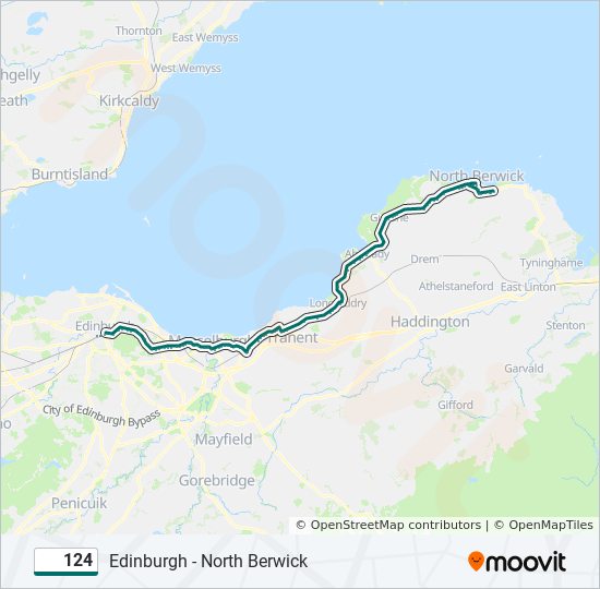 124 Route Schedules Stops Maps Edinburgh Updated 124 Route Schedules Stops Maps Edinburgh Updated