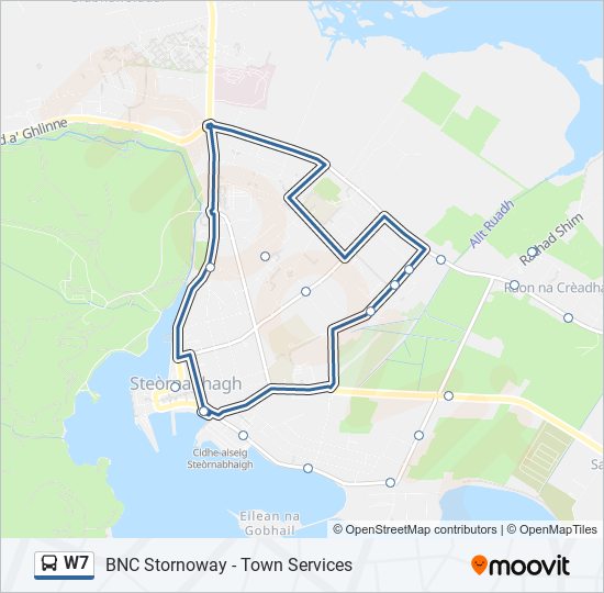 w7 Route: Schedules, Stops & Maps - Stornoway (Updated)
