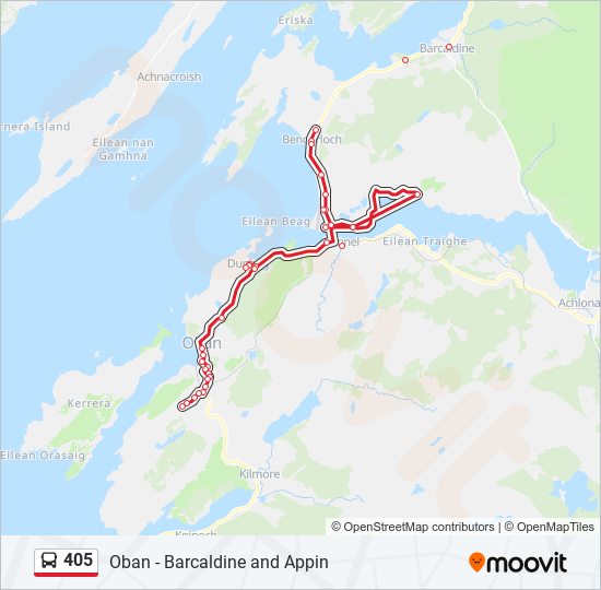 405 Route: Schedules, Stops & Maps - Oban (Updated)