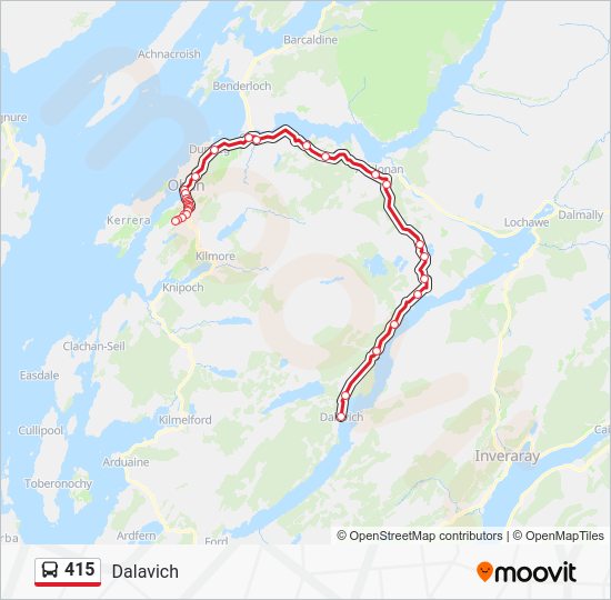 415 Route: Schedules, Stops & Maps - Dalavich (Updated)