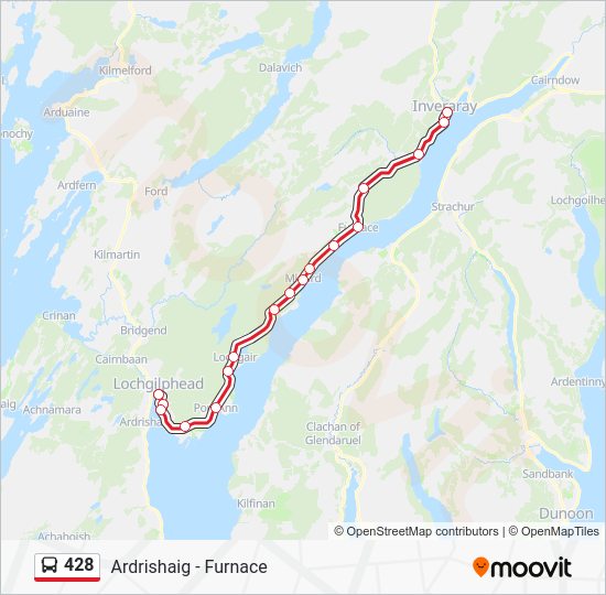 428 Route: Schedules, Stops & Maps - Lochgilphead (Updated)