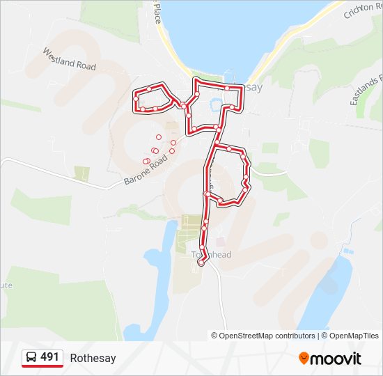491 Route: Schedules, Stops & Maps - Rothesay (Updated)