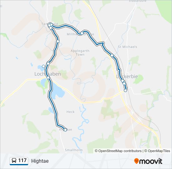 117 Route: Schedules, Stops & Maps - Hightae (Updated)