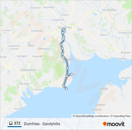 372 Route: Schedules, Stops & Maps - Southerness (Updated)
