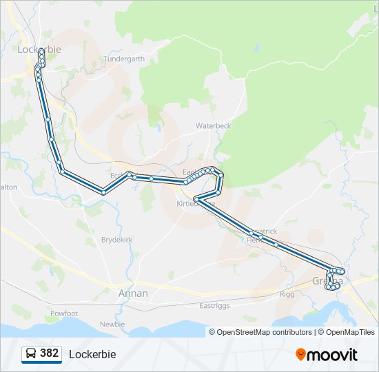 382 Route: Schedules, Stops & Maps - Lockerbie (Updated)