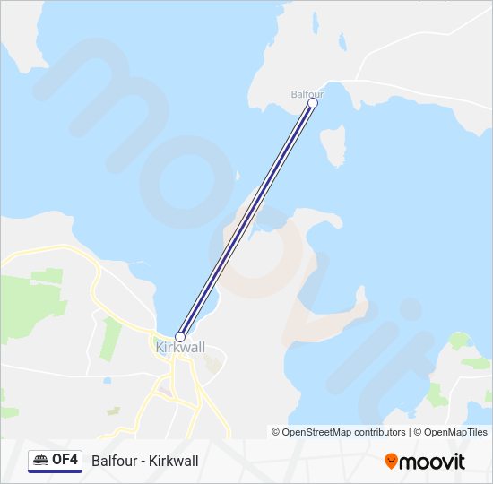 OF4 Route: Schedules, Stops & Maps - Kirkwall (Updated)