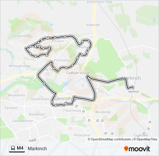 m4 Route: Schedules, Stops & Maps - Markinch (Updated)