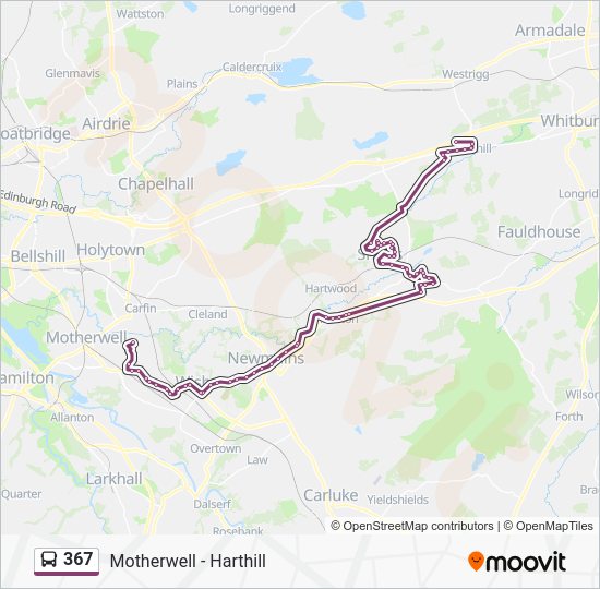 367 Route: Schedules, Stops & Maps - Motherwell (Updated)