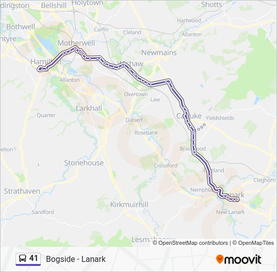 41 Route: Schedules, Stops & Maps - Hamilton (Updated)