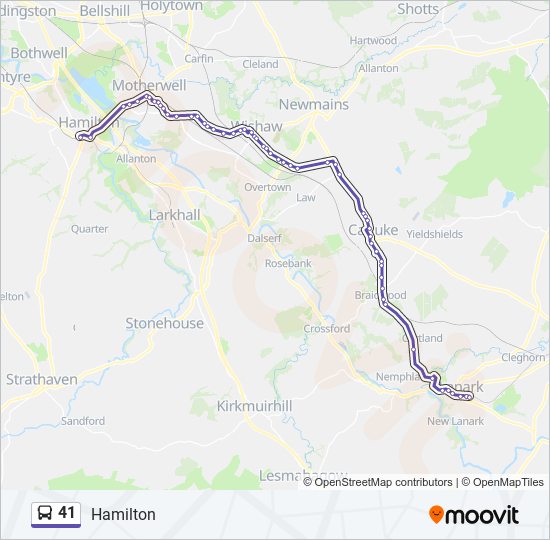 41 Route: Schedules, Stops & Maps - Hamilton (Updated)