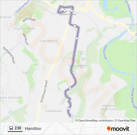 230 Route: Schedules, Stops & Maps - Hamilton (Updated)