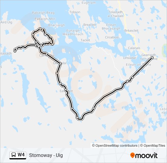 w4 Route: Schedules, Stops & Maps - Timsgarry (Updated)
