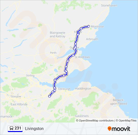 231 Route: Schedules, Stops & Maps - Livingston (Updated)