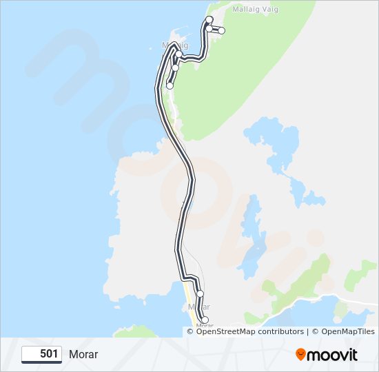 501 Route: Schedules, Stops & Maps - Morar (Updated)