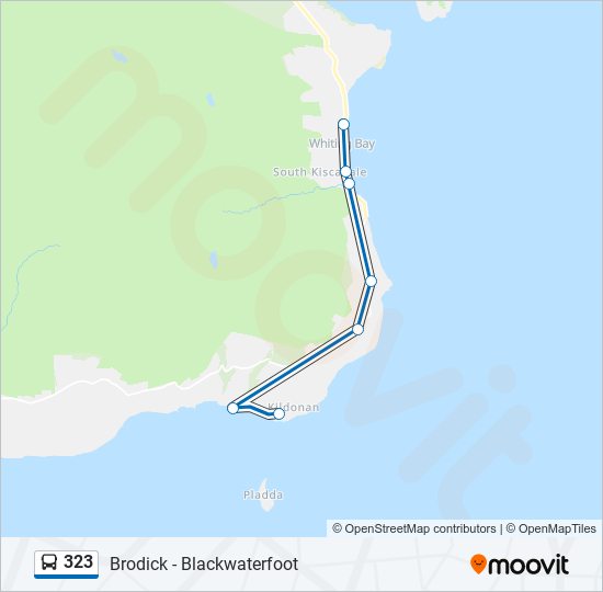 323 Route: Schedules, Stops & Maps - Whiting Bay (Updated)