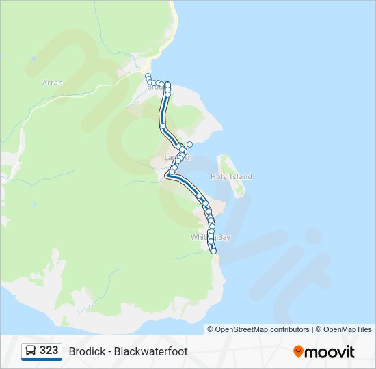 323 Route: Schedules, Stops & Maps - Whiting Bay (Updated)